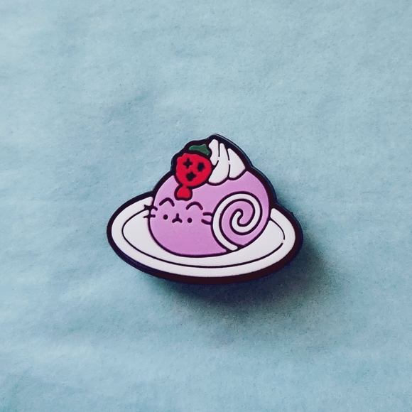 CROCS | Accessories | 75 Pink Swiss Roll Pusheen Croc Charm | Poshmark